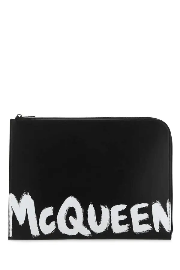 Alexander McQueen Leather Document Holder