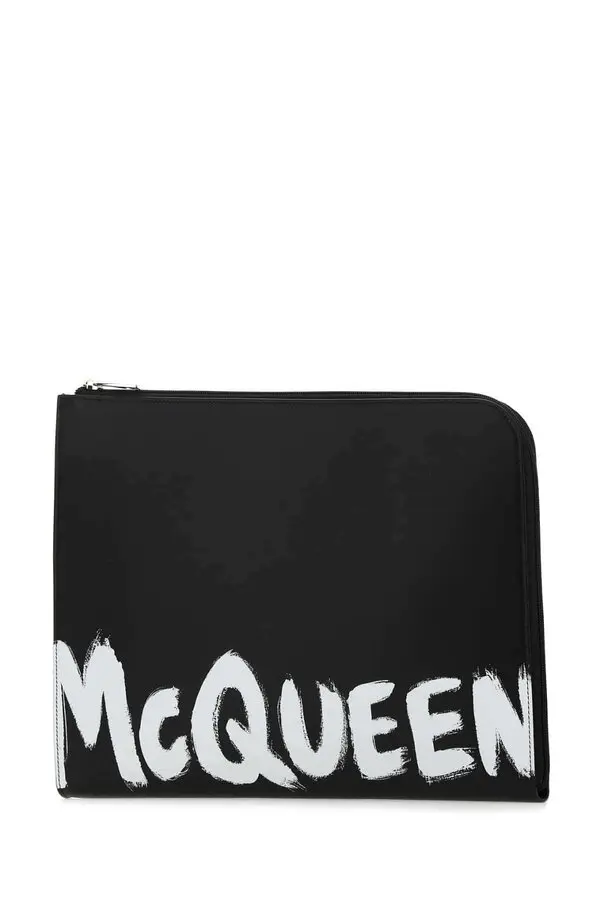 Alexander McQueen Leather Document Holder