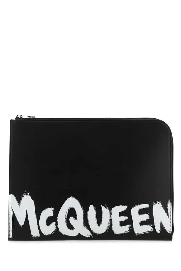Alexander McQueen Leather Document Holder