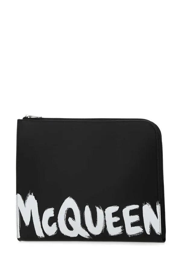 Alexander McQueen Leather Document Holder