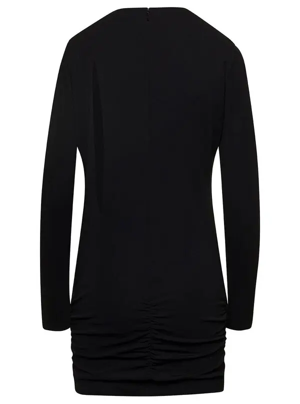 Versace Viscose Fitted Minidress