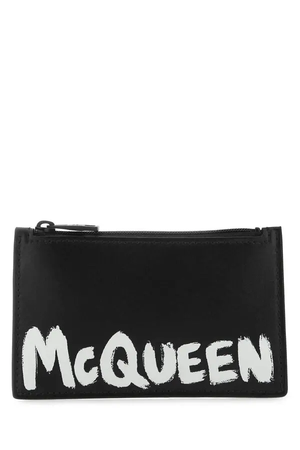Alexander McQueen Leather Card Holder
