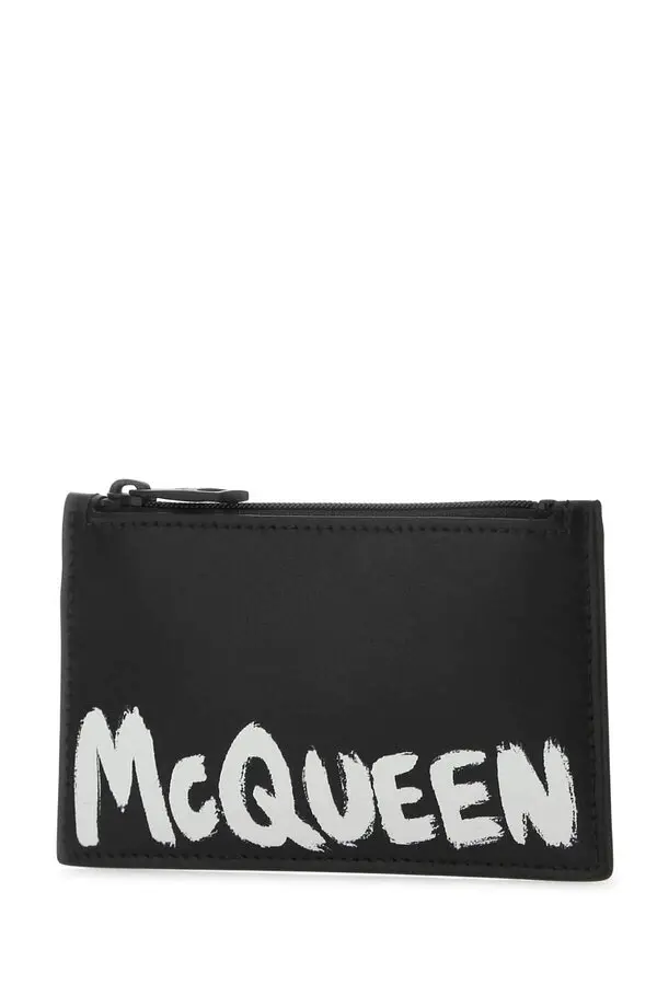 Alexander McQueen Leather Card Holder