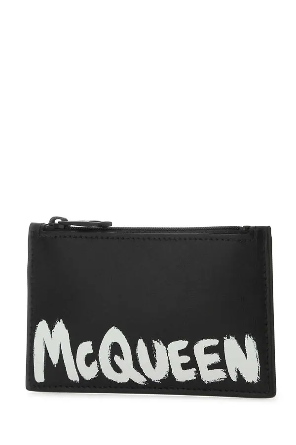 Alexander McQueen Leather Card Holder