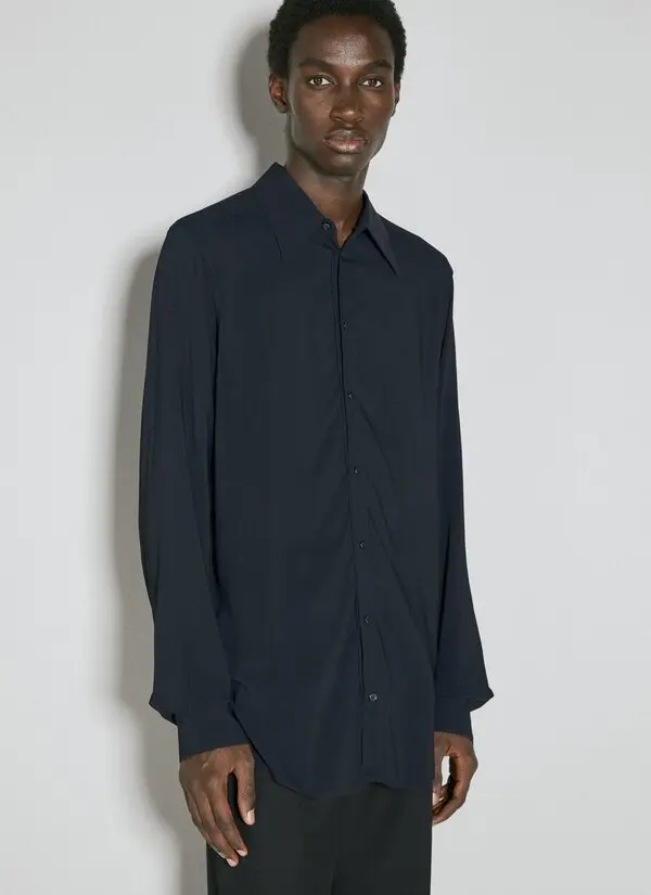 Dolce & Gabbana Martini Fit Stretch Charmeuse Shirt