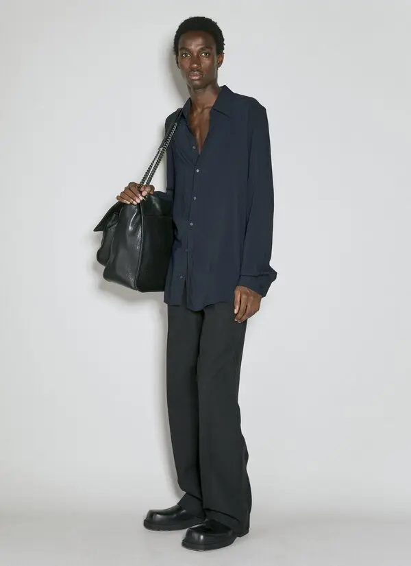 Dolce & Gabbana Martini Fit Stretch Charmeuse Shirt
