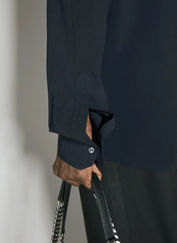 Dolce & Gabbana Martini Fit Stretch Charmeuse Shirt