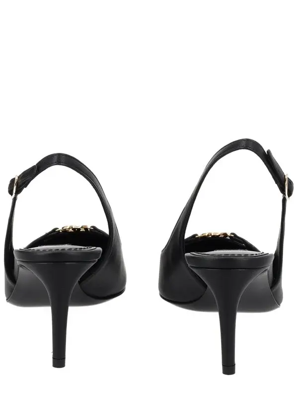 Dolce & Gabbana Leather Slingback Pumps - Black
