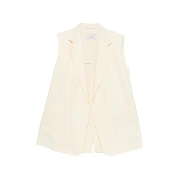 Sportmax Neutrals Jackets Waistcoat & Gilets - Cream