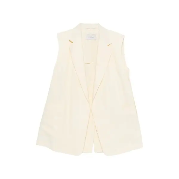 Sportmax Sleeveless Waistcoat - Cream