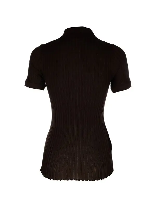 Miu Miu Silk Polo Shirt