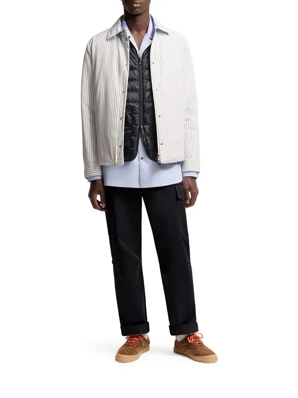 Moncler Cotton Blend Gabardine Cargo Pants