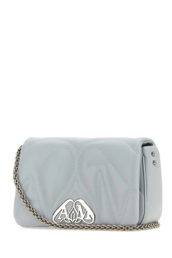 Alexander McQueen Small Seal Shoulder Bag - Blue