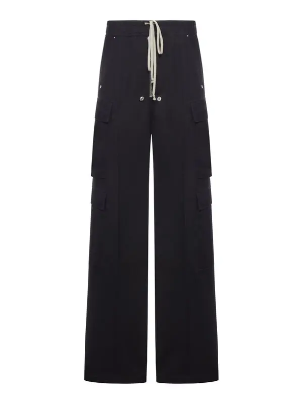 Rick Owens Cotton Cargobelas Trousers