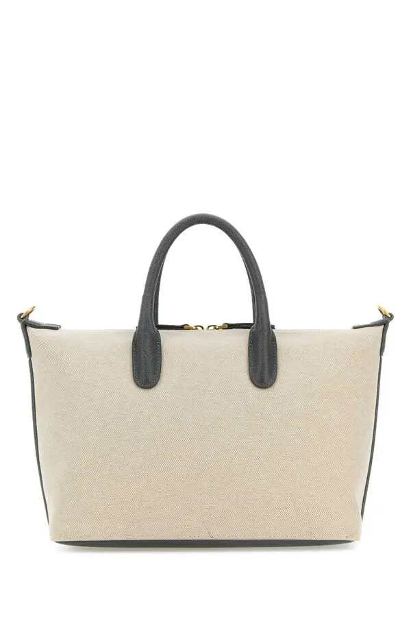 Thom Browne Sand Canvas Duffle Small Handbag