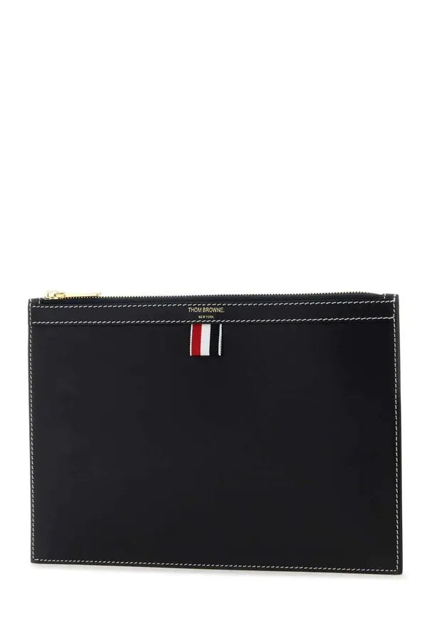 Thom Browne Midnight Leather Document Case