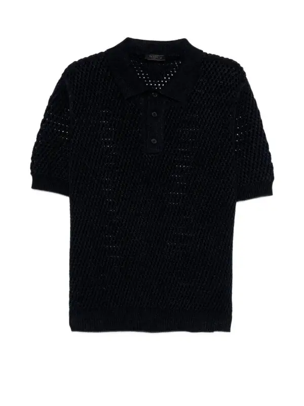 Prada Cotton Linen Polo Neck - Multicolor
