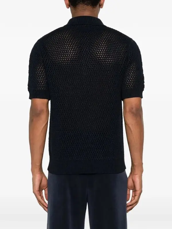 Prada Cotton Linen Polo Neck - Multicolor