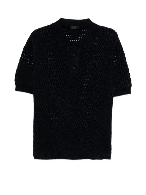 Prada Cotton Linen Polo Neck - Multicolor