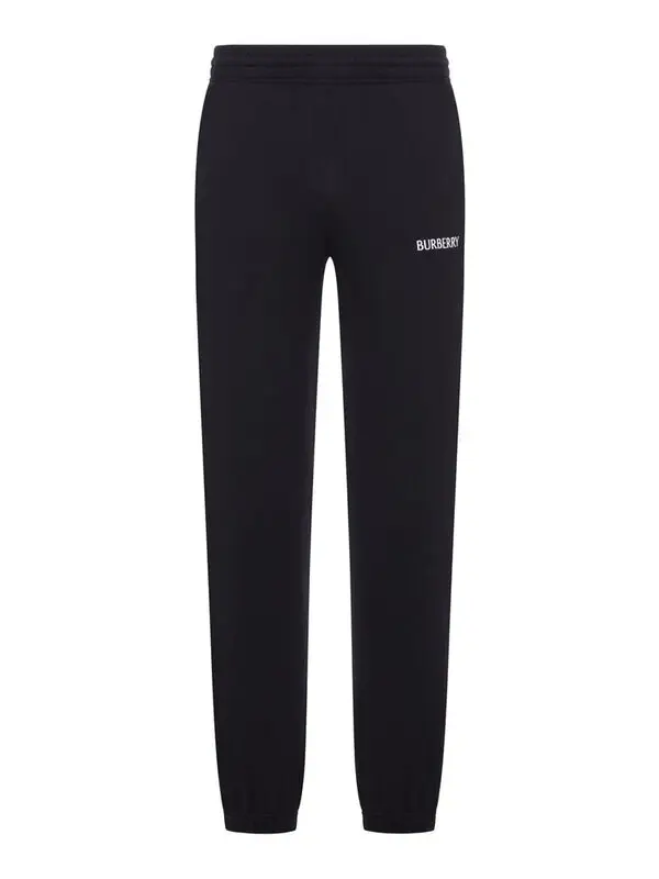 Burberry Cotton Jogging Trousers With Logo