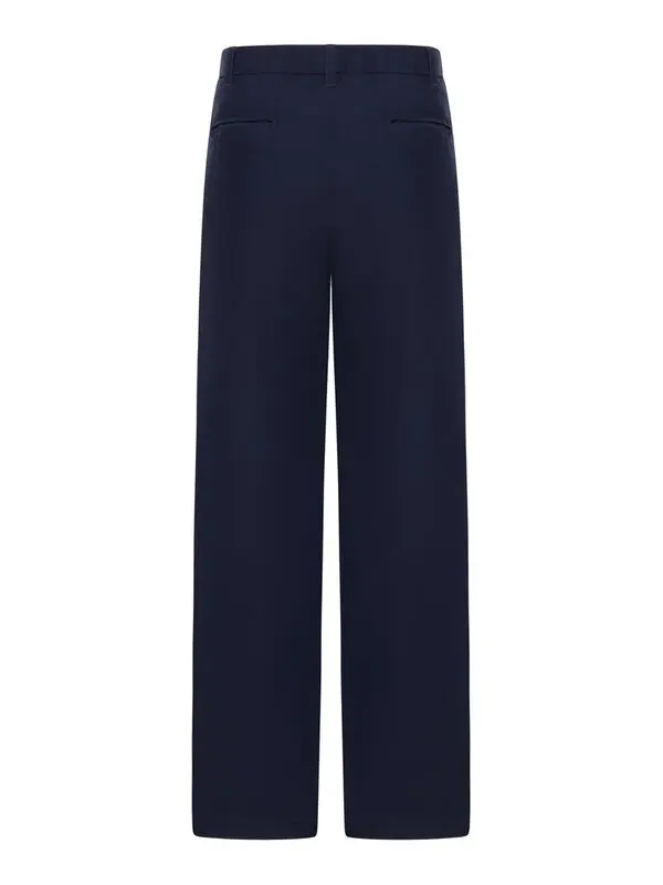 Giorgio Armani Wide-leg Tailored Linen Trousers