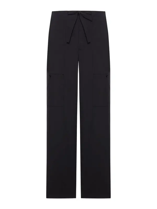 JIL SANDER Cotton Poplin Cargo Pants