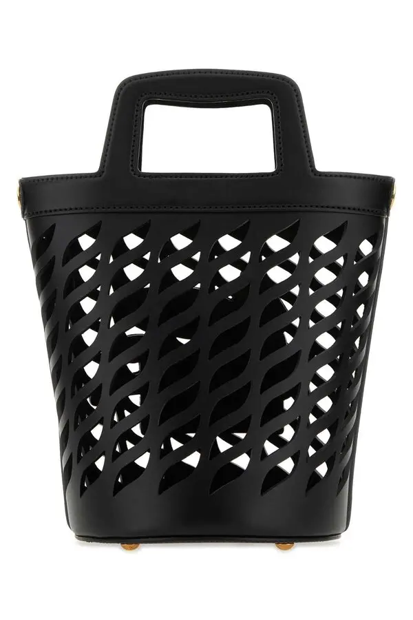 Etro Leather Coffa Bucket Bag