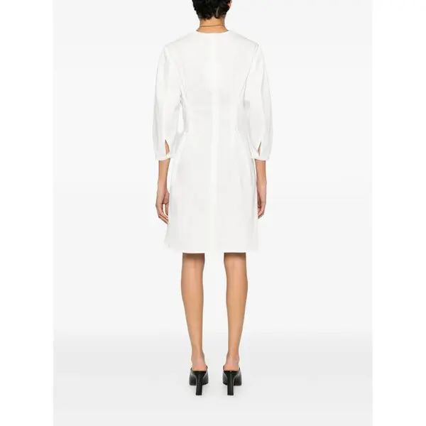 TOTEME V-neck Balloon Sleeves Dress