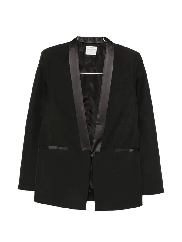 FORTE_FORTE Wool Blend Smoking Jacket - Multicolor