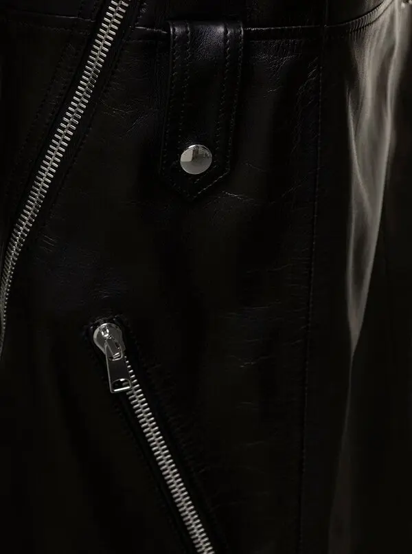 Alexander McQueen Leather Skirt - Multicolor