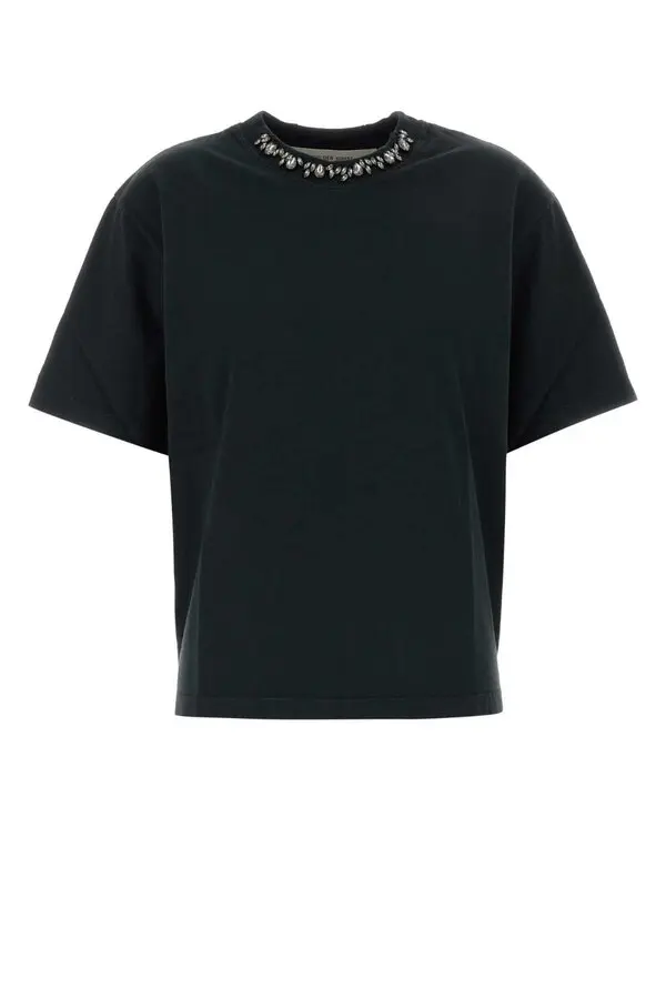 GOLDEN GOOSE Slate Cotton T-shirt - Black