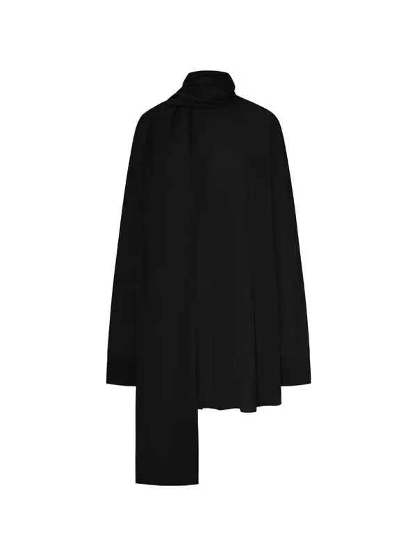 TOTEME Draped Scarf Blouse