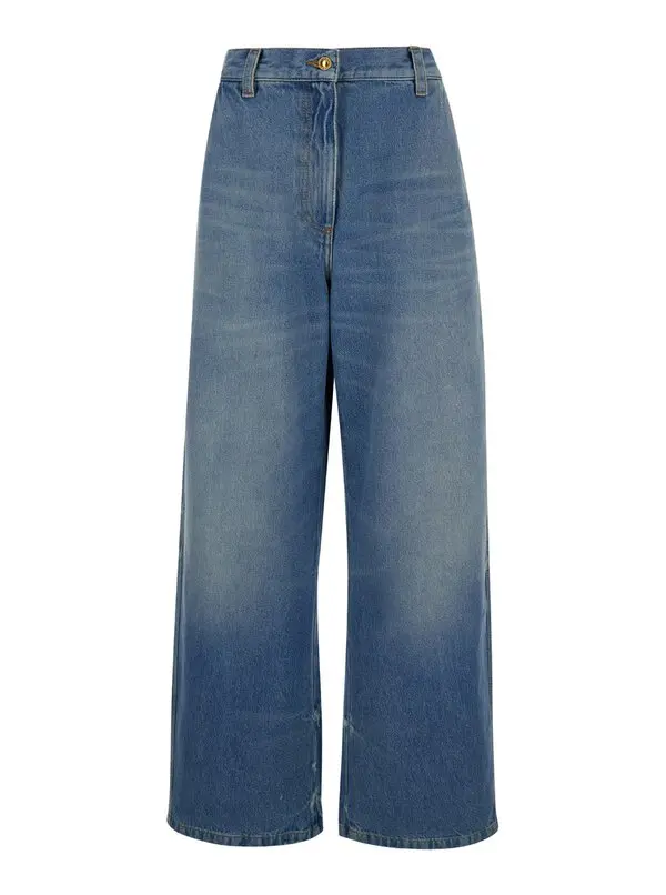 Palm Angels Wide-leg Jeans - Multicolor