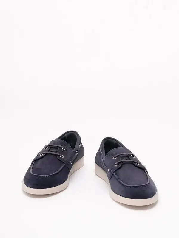Prada Suede Boat Shoes - Multicolor