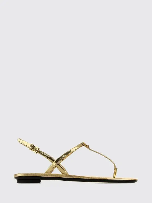 Prada Flat Sandal - Gold