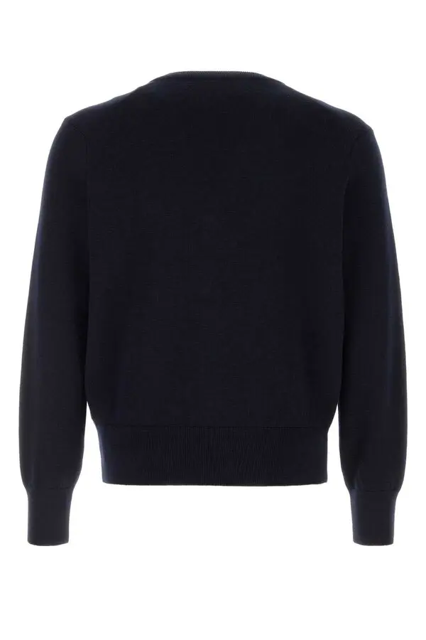 AMI Paris Dark Wool Cardigan