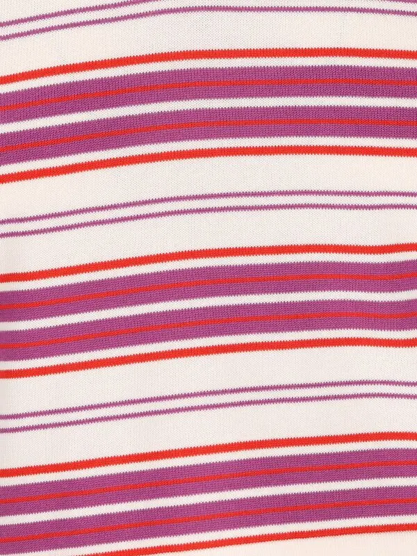 Celine Striped Cotton Polo Shirt