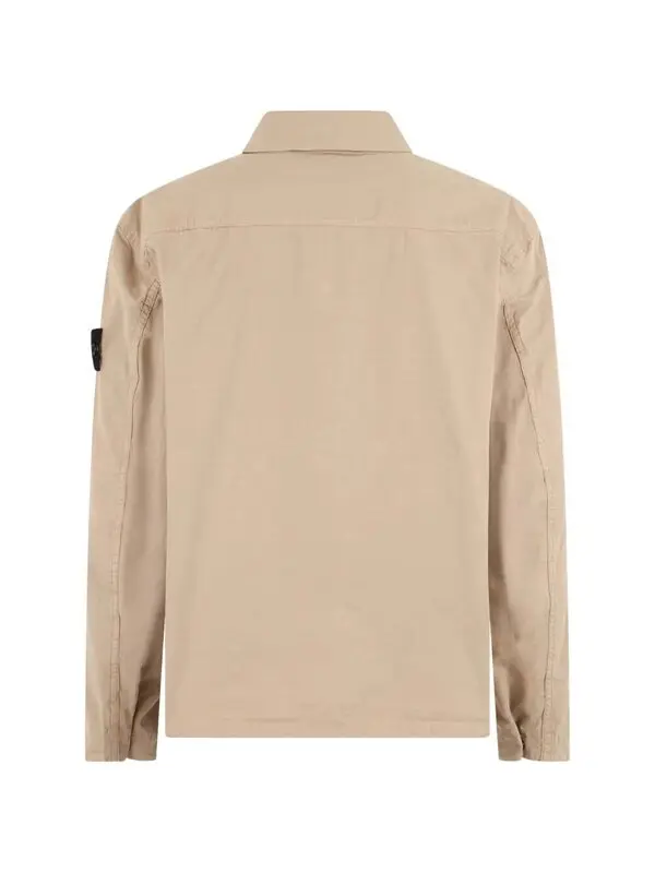 Stone Island Organic Cotton Ripstop Overshirt