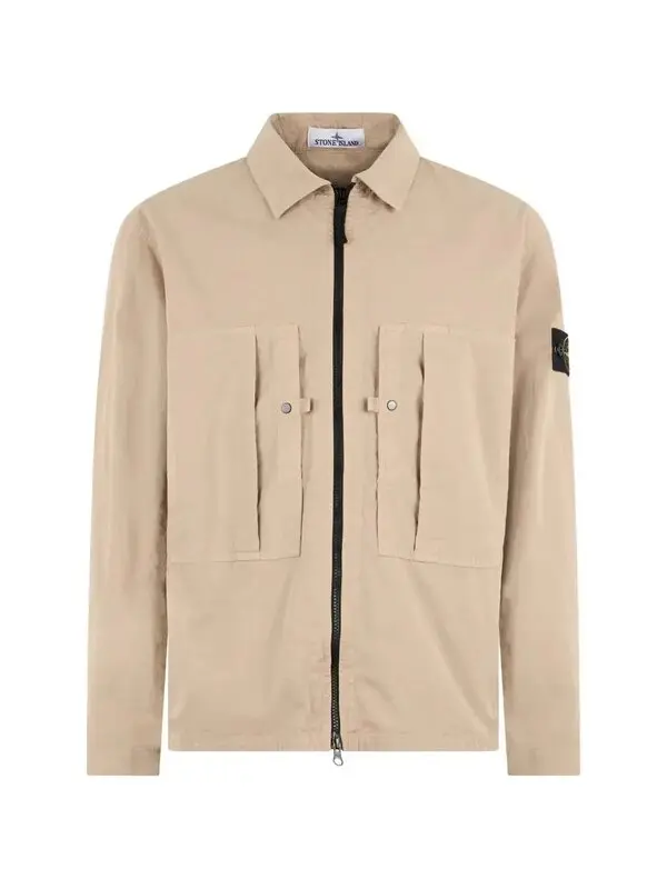 Stone Island Organic Cotton Ripstop Overshirt - Multicolor