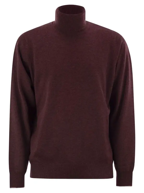 Brunello Cucinelli Cashmere Turtleneck Sweater - Multicolor