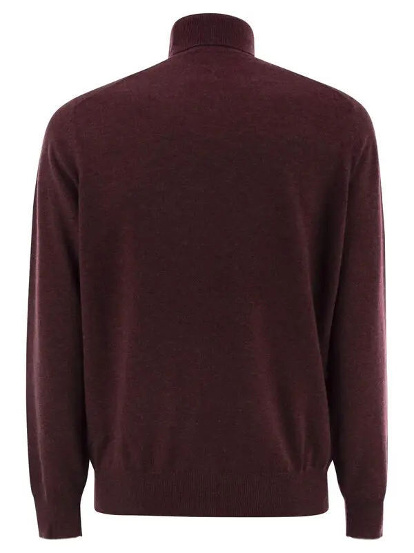 Brunello Cucinelli Cashmere Turtleneck Sweater - Multicolor