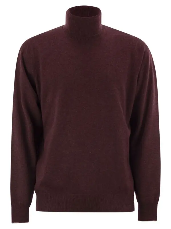 Brunello Cucinelli Cashmere Turtleneck Sweater - Multicolor