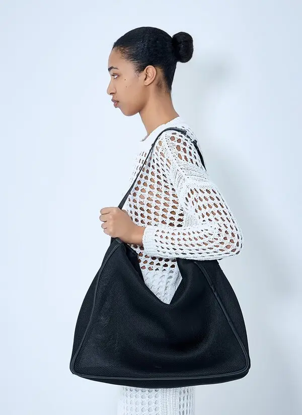 Max Mara Large Mesh Shoulder Bag