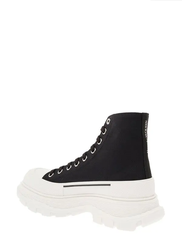 Alexander McQueen Tread Slick High Top Sneakers - Black