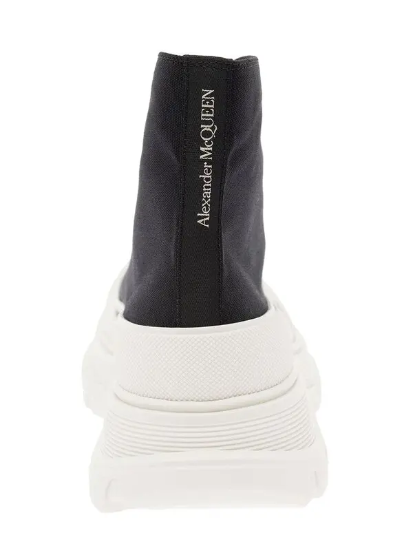 Alexander McQueen Tread Slick High Top Sneakers - Black