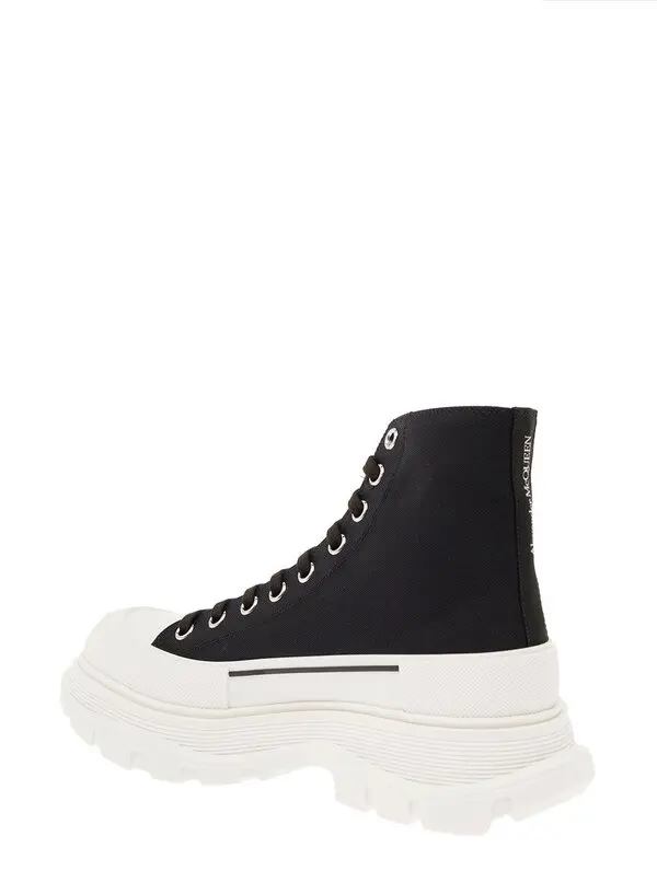 Alexander McQueen Tread Slick High Top Sneakers - Black