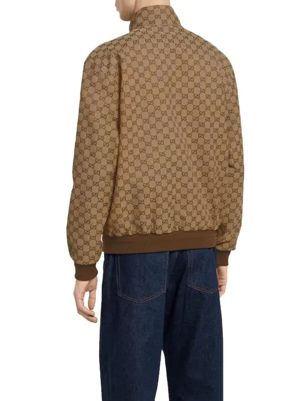 Gucci Gg Fabric Bomber Jacket