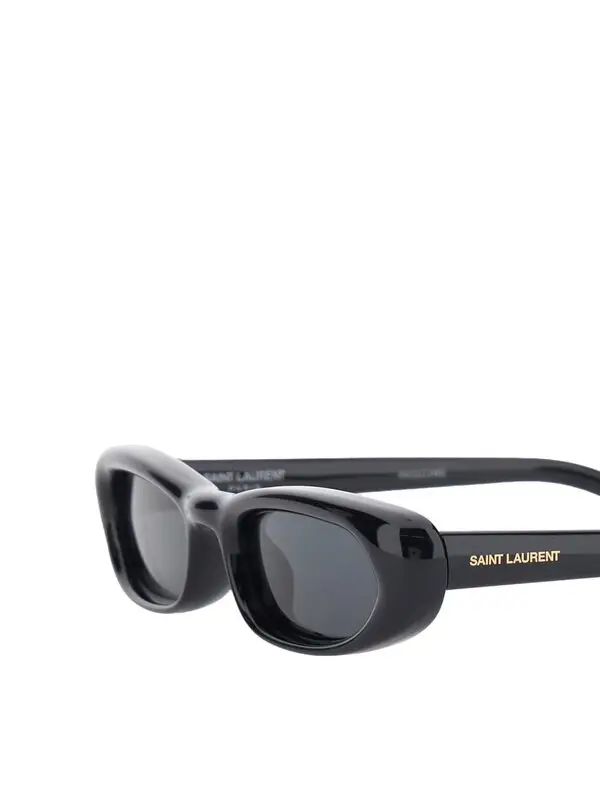 Saint Laurent Geometric Sunglasses Sl 557 Shade Plu - Black