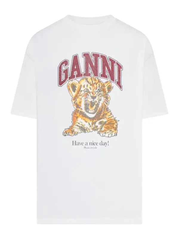 GANNI T-shirt - White