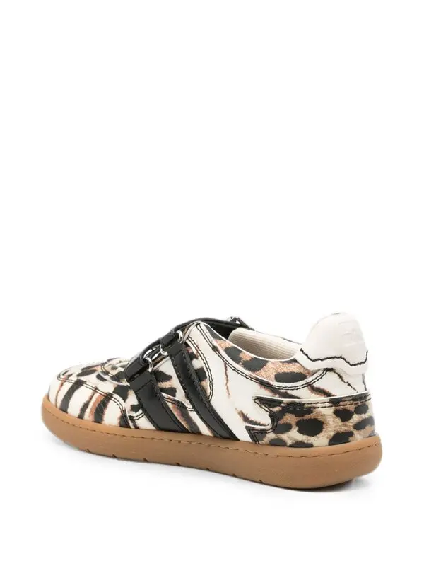 GANNI Zebra Print Ballet Flats